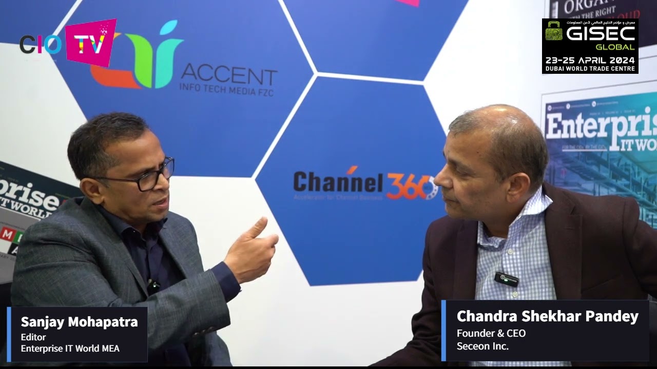 Chandra Shekhar Pandey Founder & CEO Seceon speaking to Enterprise IT ...