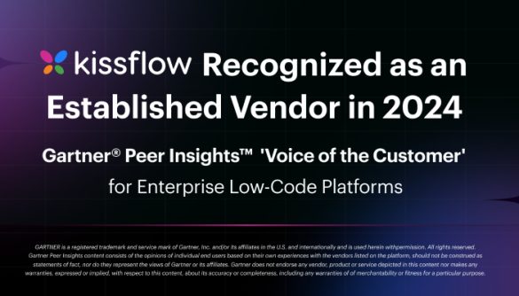 Kissflow Placed in Gartner Quadrant for Enterprise Low-Code...