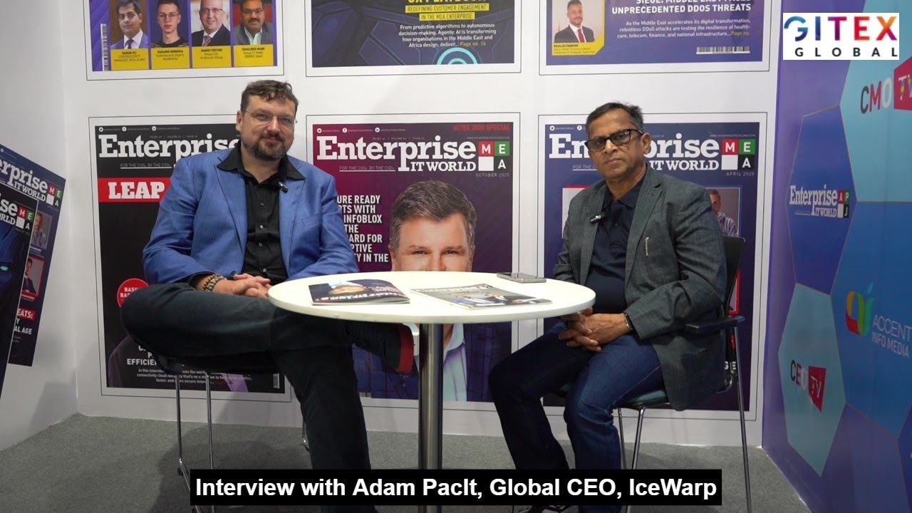 Adam Paclt, Global CEO, IceWarp | | Interview | GITEX 2025